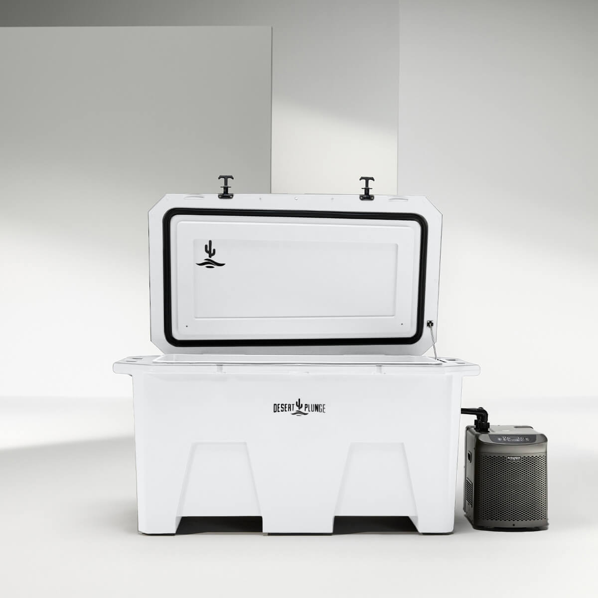 The Desert Plunge Exclusive Cold Plunge Tub - 1/4 horsepower - White ...
